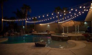 How to Hang Outdoor String Lights over Pools? - LightscapesTech